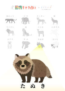 動物キャラ占い『たぬき』の性格と相性 - zired