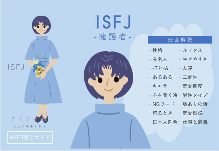 ISFJ（擁護者）の性格特徴！相性・恋愛・仕事は？【MBTI】 - zired