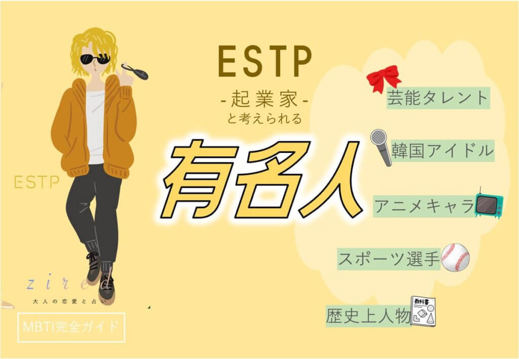 ESTPの有名人 総勢45人！芸能人・韓国アイドル・YouTuber・アニメキャラ等紹介 - zired
